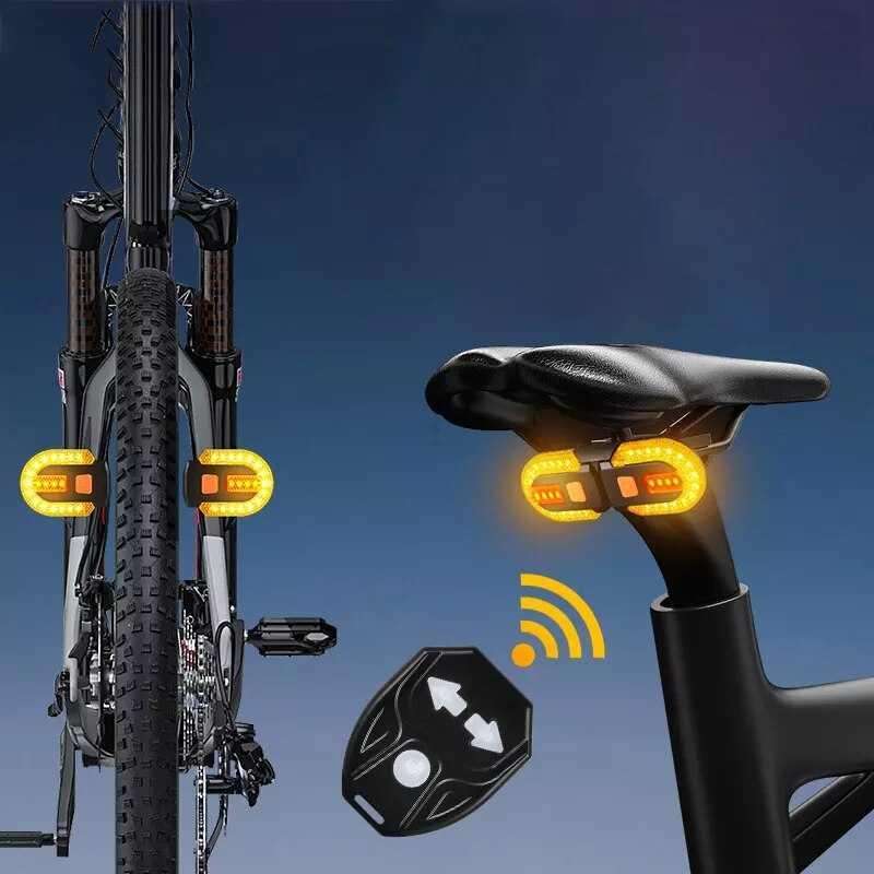 Jual Fy Lampu Belakang Sepeda Tail Light Turn Signal Usb Charge With ...