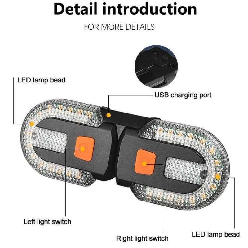 Jual Fy Lampu Belakang Sepeda Tail Light Turn Signal Usb Charge With ...
