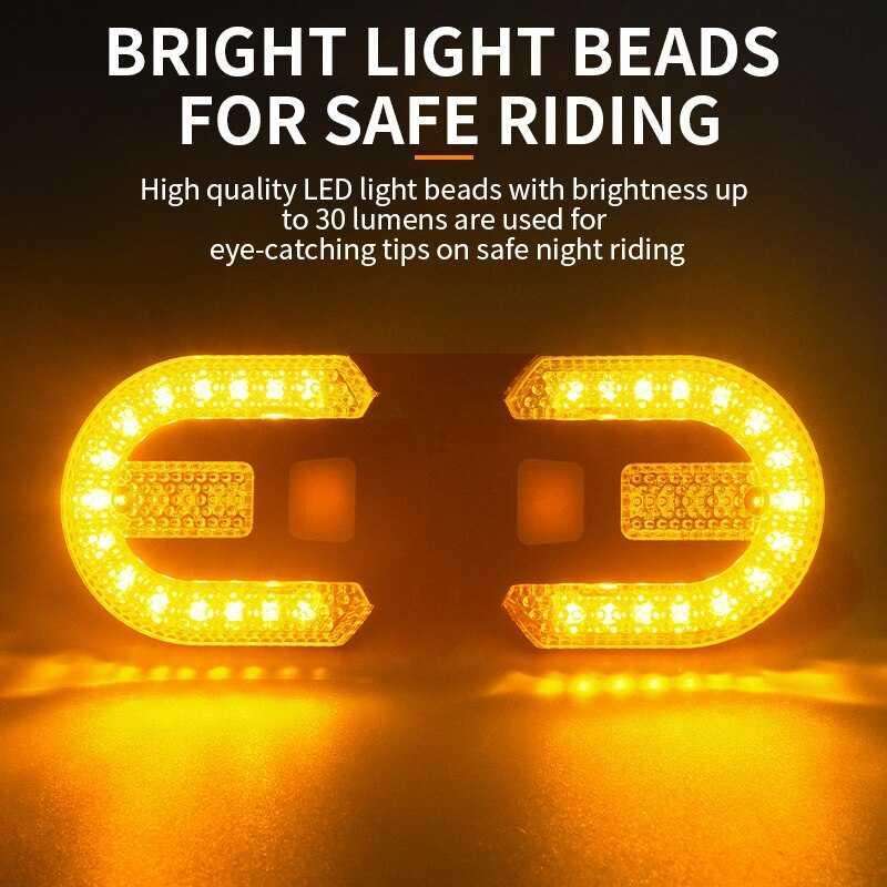 Jual Fy Lampu Belakang Sepeda Tail Light Turn Signal Usb Charge With ...