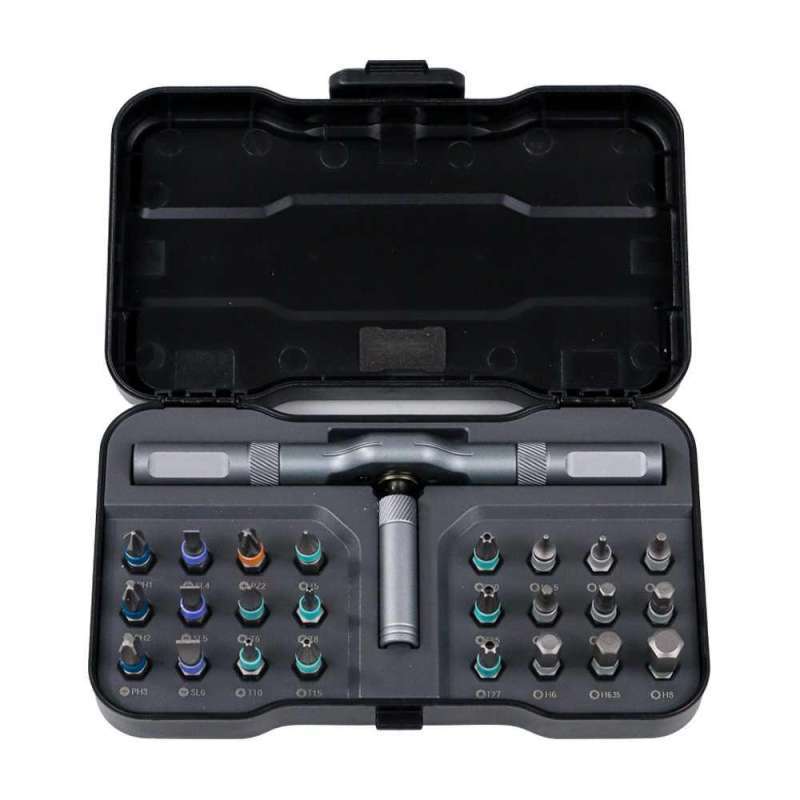 Jual 24 In 1 Ratchet Wrench Screwdriver Set Obeng Magnet Rs1 Baut Alat ...