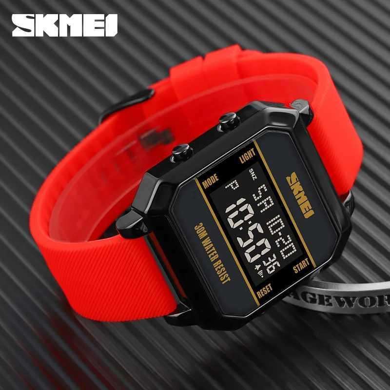 Jual Jam Tangan Digital Pria 1848 Pria Terbaru Aesthetic Kotak Casual ...