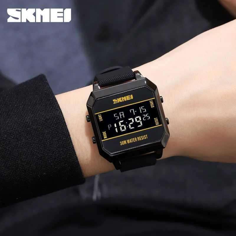 Jual Jam Tangan Digital Pria 1848 Pria Terbaru Aesthetic Kotak Casual ...