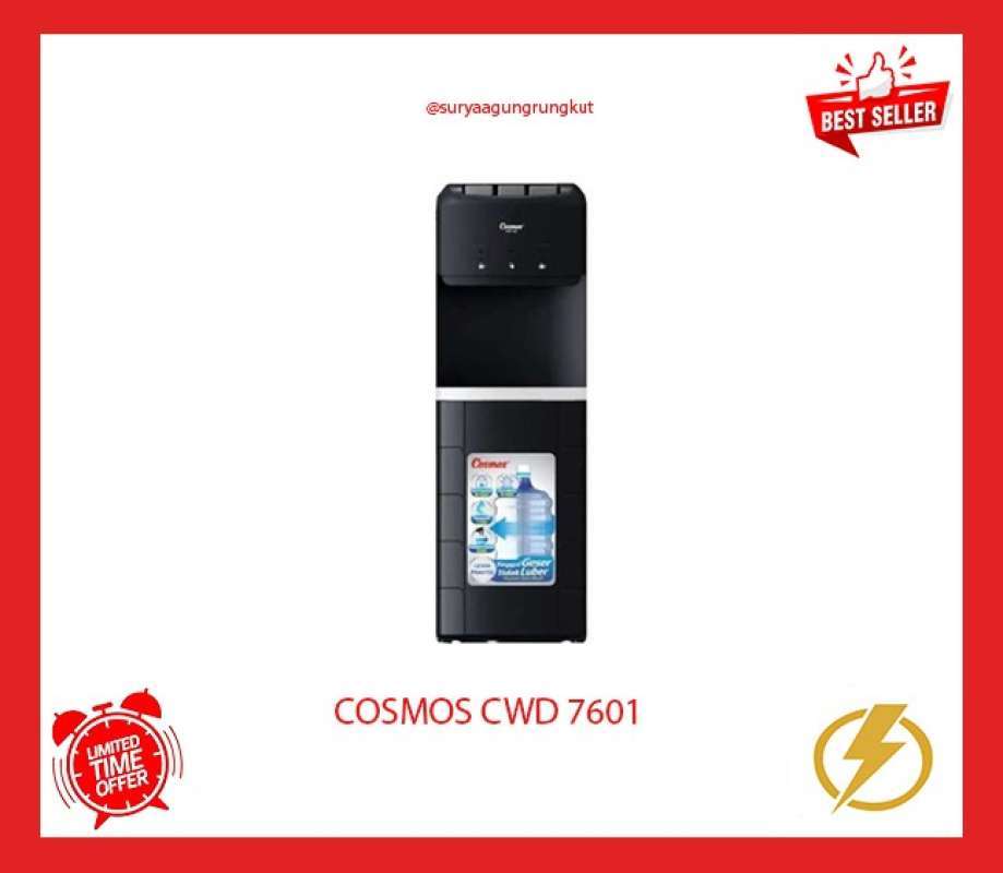 Jual Dispenser Galon Bawah Cosmos Hot Cool & Normal 400 Watt - Cwd 7601 ...
