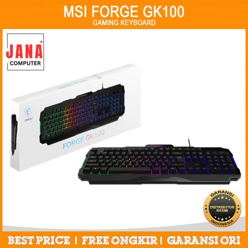 Jual Msi Forge Gk100 Gaming Keyboard Rgb Di Seller Jana Computer ...