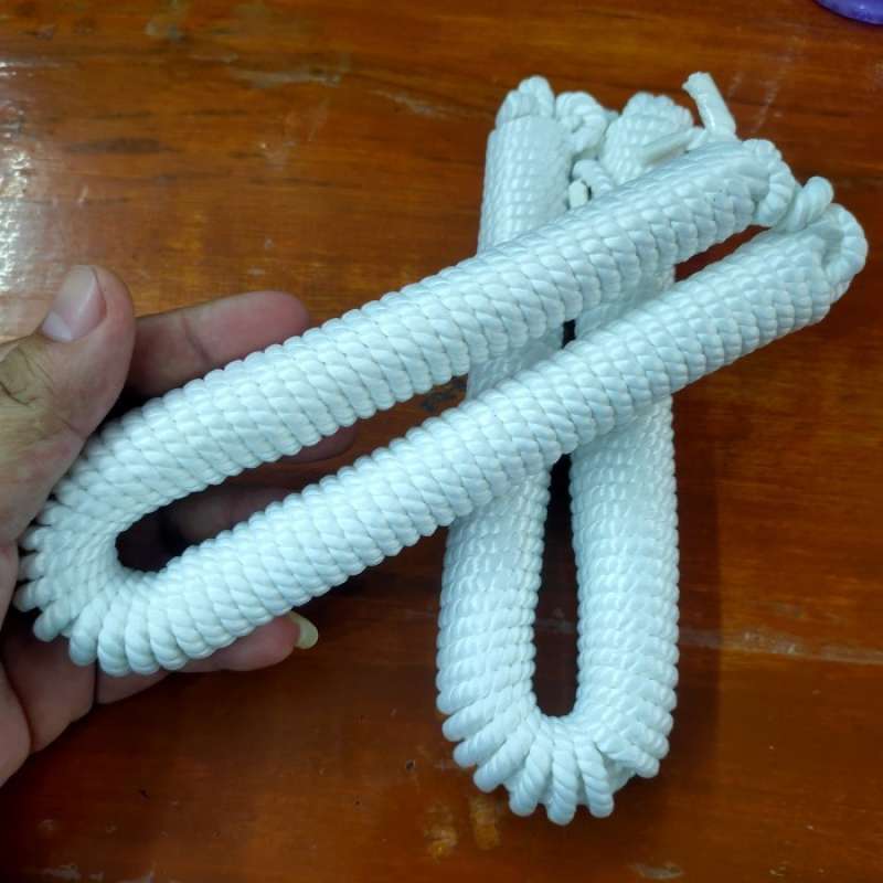 Jual Promo Tali Tambang Pramuka Putih 5 Meter & 10 Meter | Atribut Tali ...