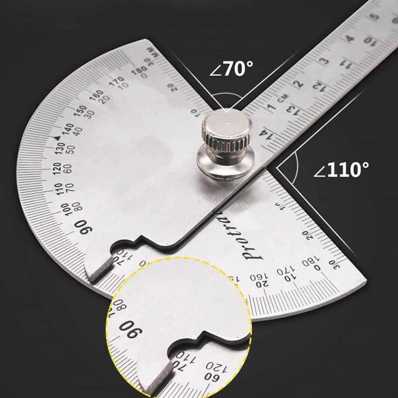 Jual Protractor Penggaris Busur Derajat Measuring 14.5cm 180 Degree ...