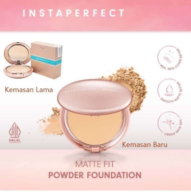 Promo Wardah Instaperfect Matte Fit Powder Foundation Bedak Padat Wajah ...