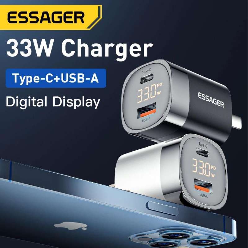Jual Kepala Charger Dual Port Gan Fast Charging Pd 33w Jt-p18 Type Port ...