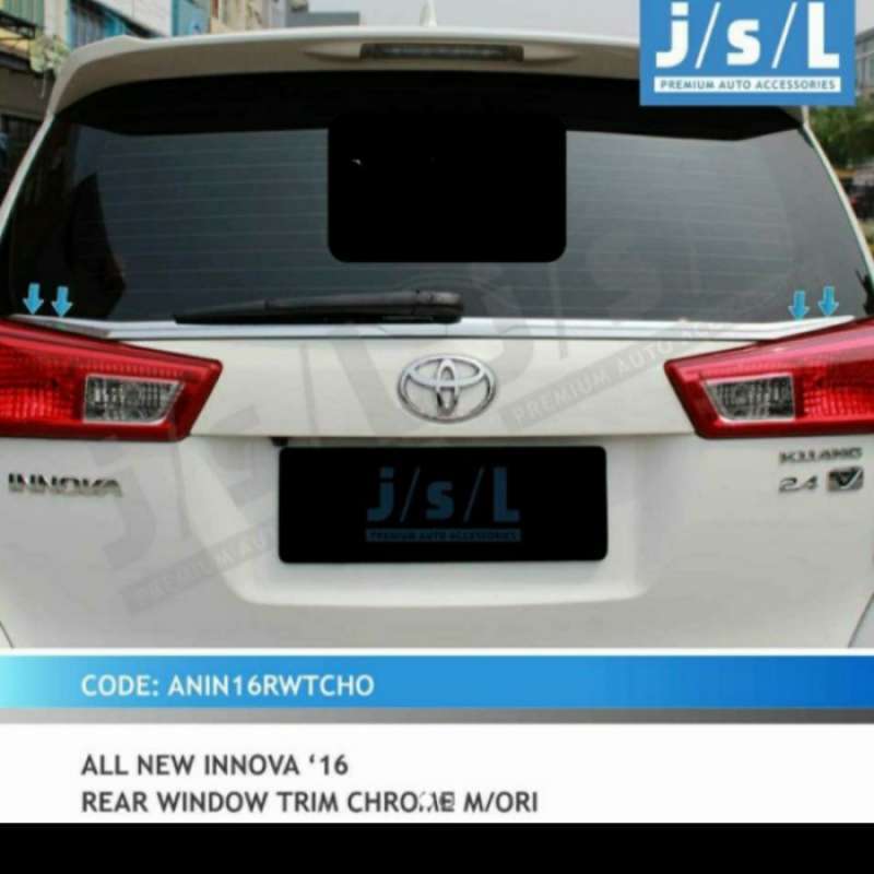 Promo Paket Jsl List Kaca Samping + Belakang Chrome Innova Reborn ...