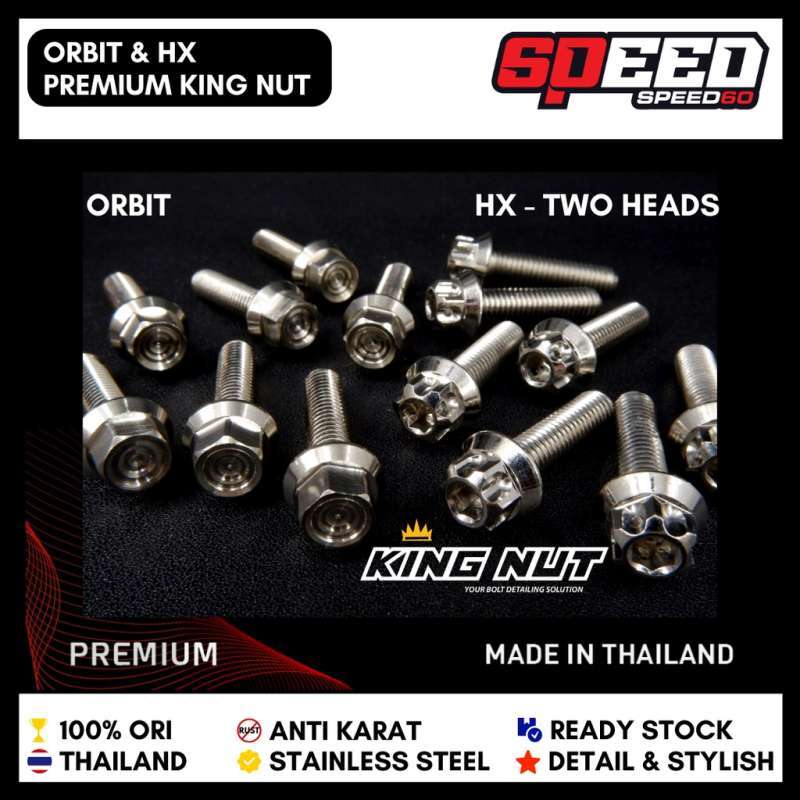Jual Baut Dudukan Arm Honda Vario 160 Pcx 160 Baut Probolt Stainless King Nut - Flower Gold 1pc ...