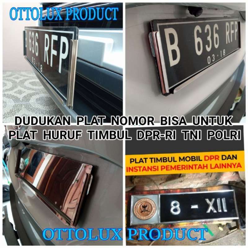 Promo Dudukan Plat Nomor Bisa Plat Dinas Timbul Mabes.dpr.ri Dan Plat ...