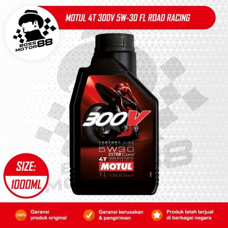 Promo Motul 4t 300v 5w-30 Factory Line Road Racing 1l Diskon 33% Di Seller Azzana Storee ...