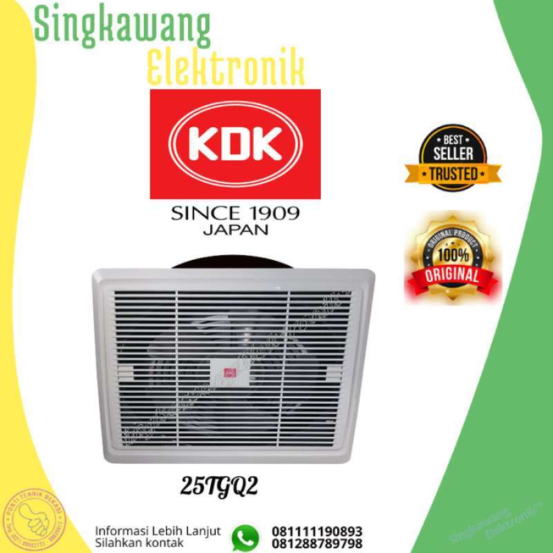 Promo Ceiling/plafon Exhaust Fan Kdk 25tgq2 10 Inch Diskon 23% Di ...