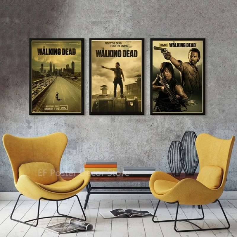 Jual The Walking Dead Poster Rick Grimes/daryl Dixon Prints Posters Ho ...