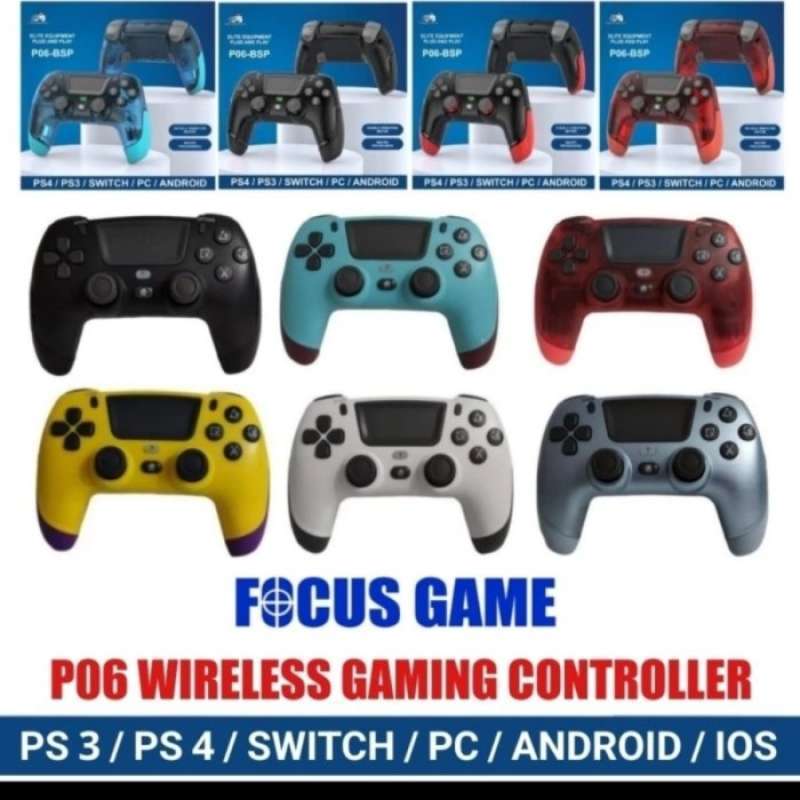 Jual Stik Ps4 Bsp P06 Ps3 Switch Pc Ios Android Stick Ps 4 Ps 3 Model Ps5 Di Seller Zenin ...