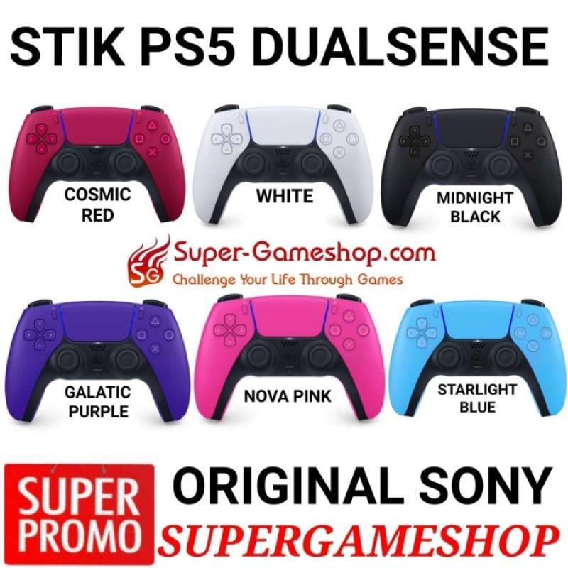 Jual Stik Ps5 Dualsense Midnight Black Ps5 Wireless Controller Original ...