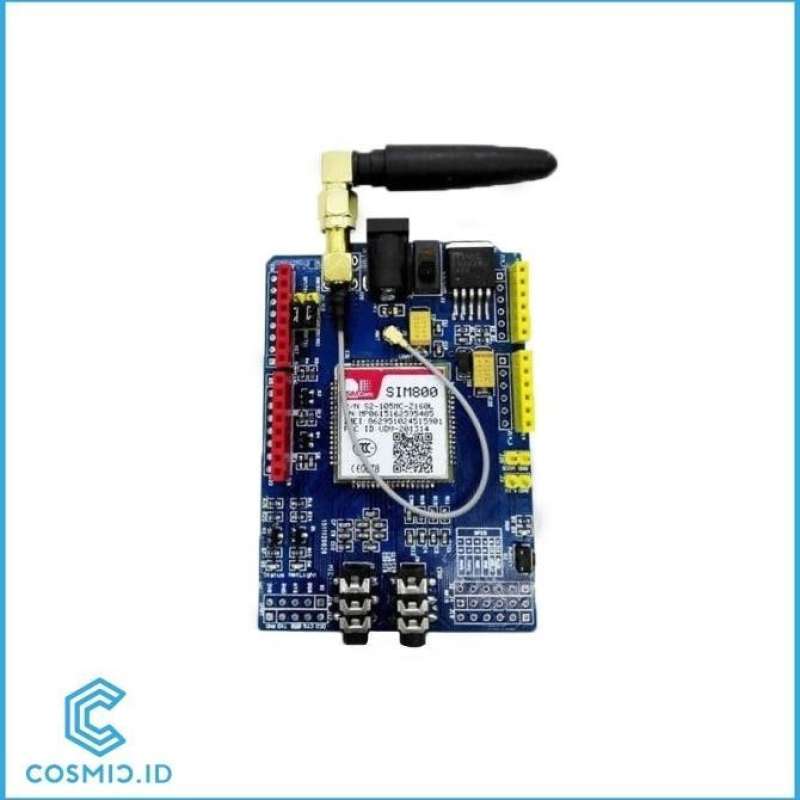 Jual Ready Stok Terbaru Sim800 Arduino Shield Quad Band Sim 800 Gsm Di ...