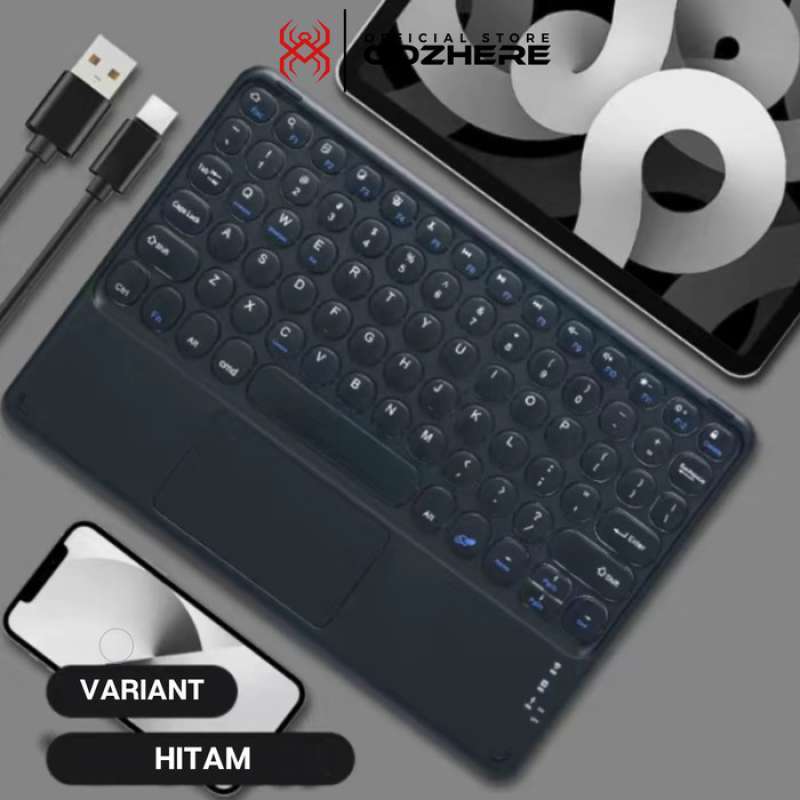 Jual Keyboard Wireless Keyboard Bluetooth With Touchpad Portable ...