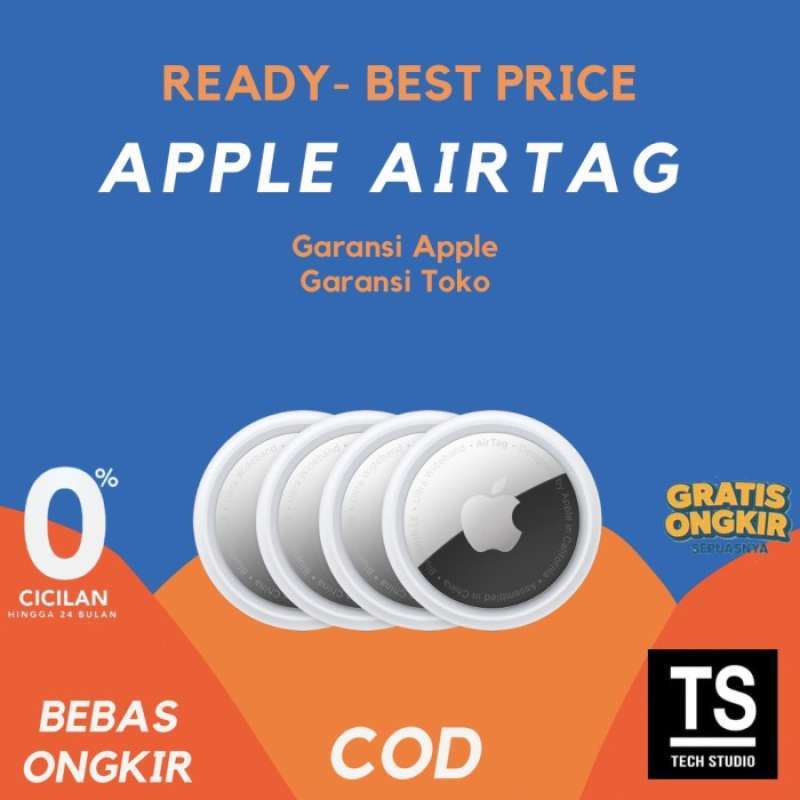 Jual Apple Airtag 2021 Original 4 Pack / 1 Pack Smart Tag Gps Tracker ...