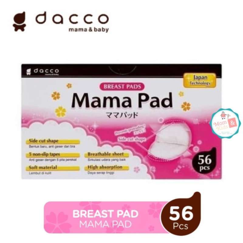 Jual Breastpad Dacco Mama Pad Isi 56 Pcs | Breast Pad Mamapad Penyerap Asi Di Seller Yama ...
