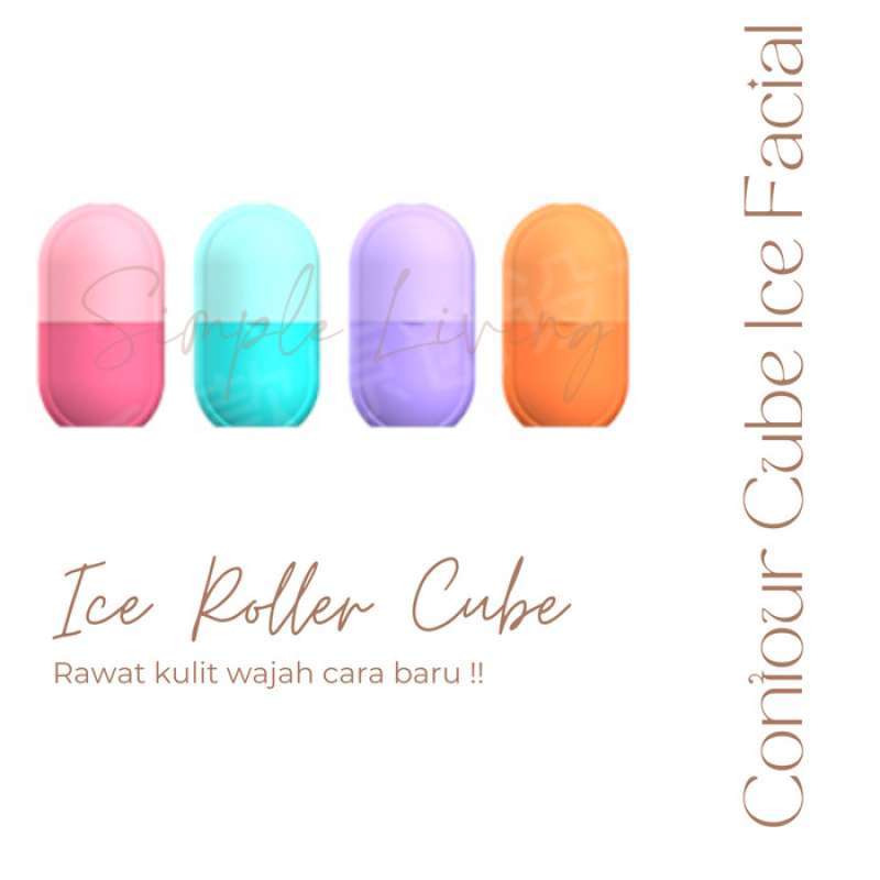 Jual Contour Cube Ice Facial / Face Ice Cube / Ice Roller Cube - Pink ...