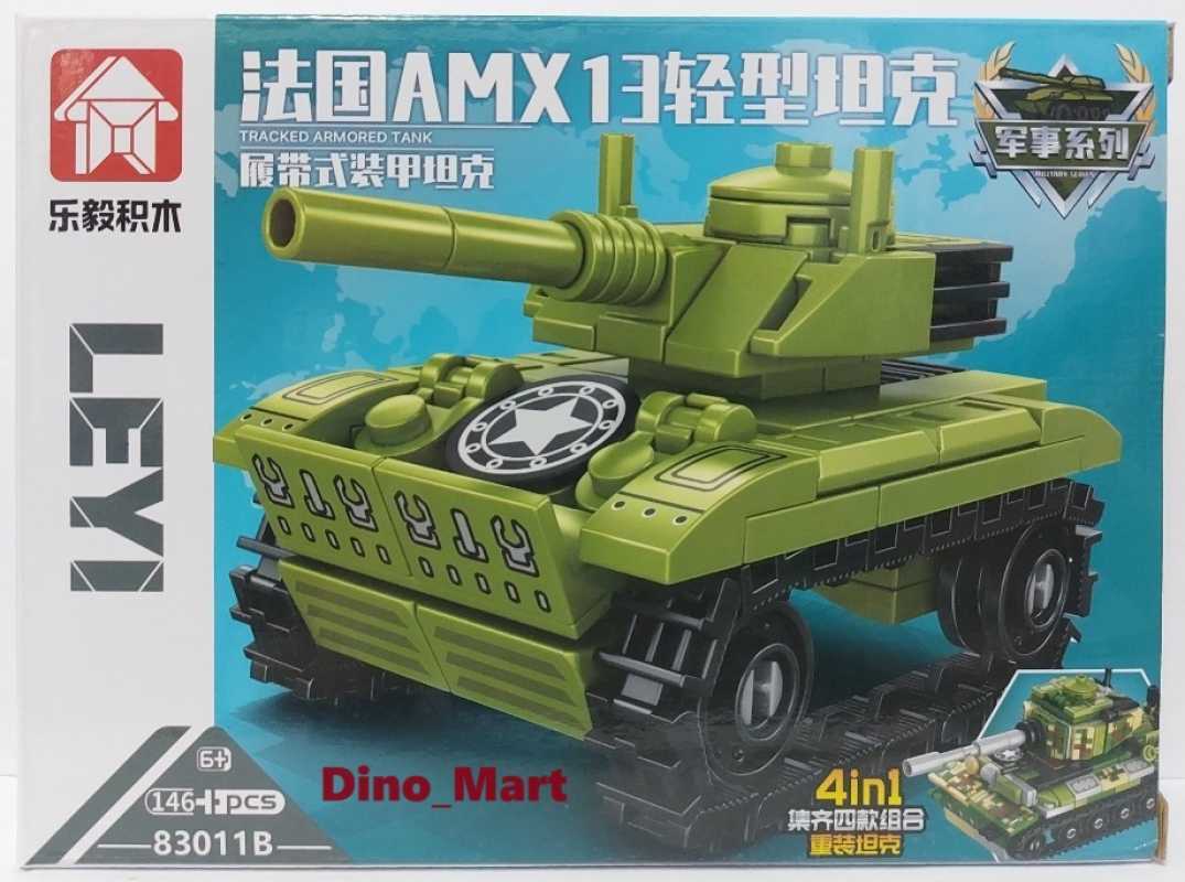Promo Brick Tank Leyi 4 In 1 Tank 83011 - Dino Mart Diskon 28% Di ...
