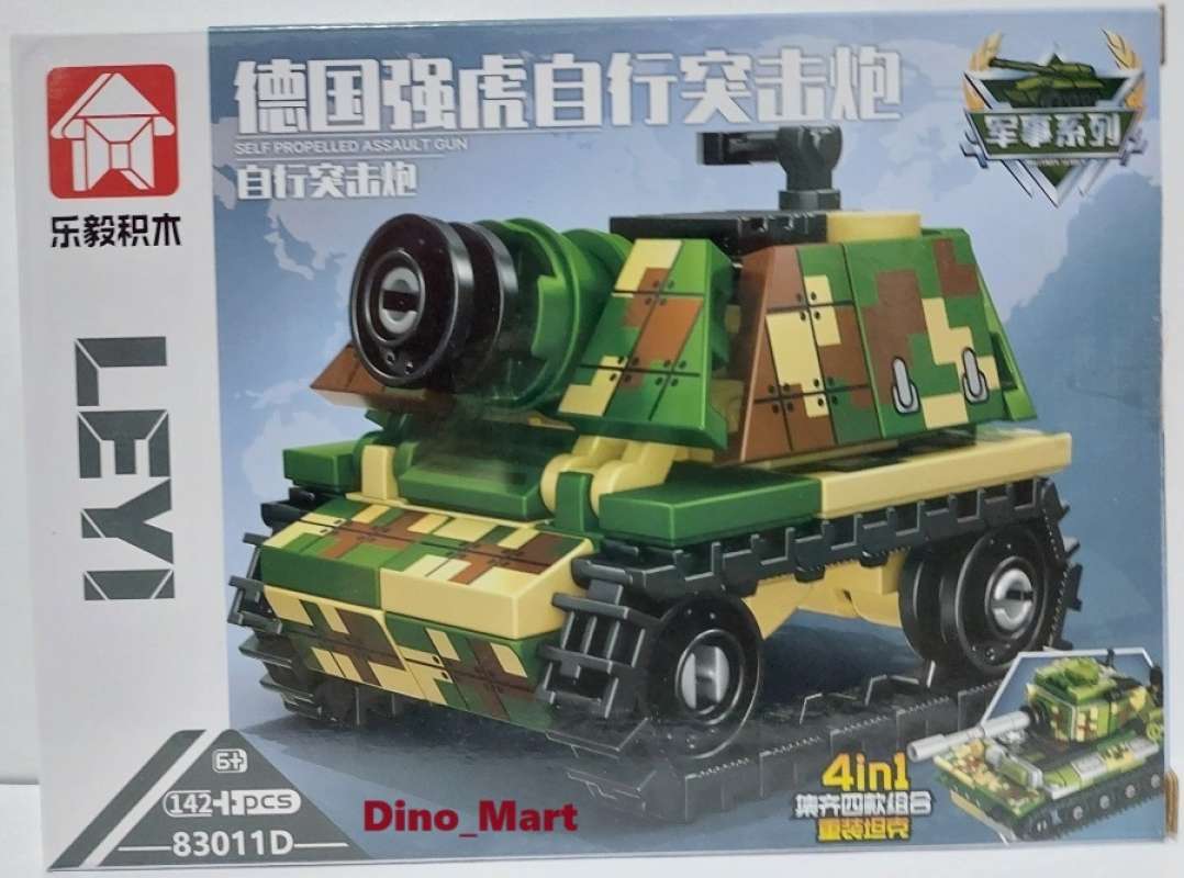 Promo Brick Tank Leyi 4 In 1 Tank 83011 - Dino Mart Diskon 28% Di ...