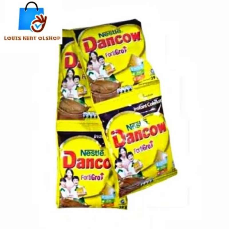 Jual Nestle Dancow Cokelat Instant Fortigro Susu Coklat Sachet Renteng ...