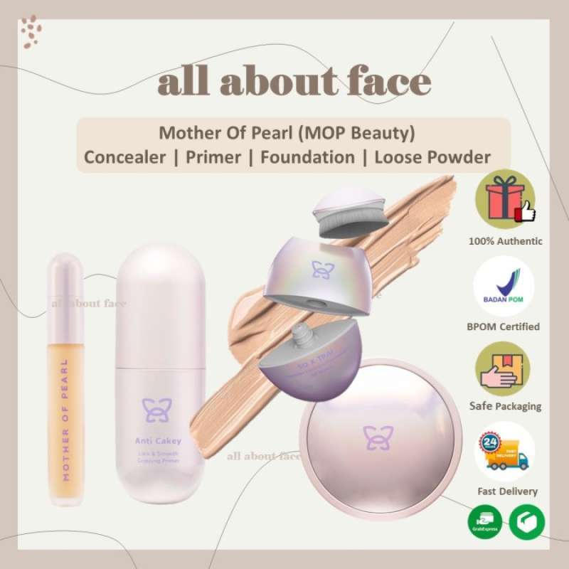 Jual Mop Beauty Mother Of Pearl Tasya Farasya Loose Powder Concealer ...