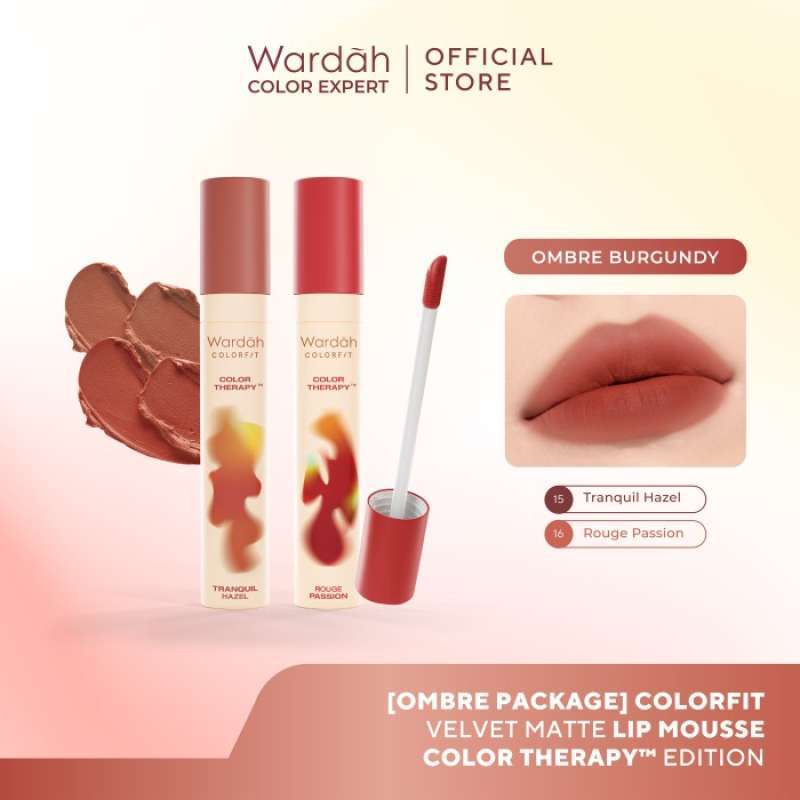 Jual Limited! New Wardah Colorfit Velvet Matte Lip Mousse Color Therapy ...