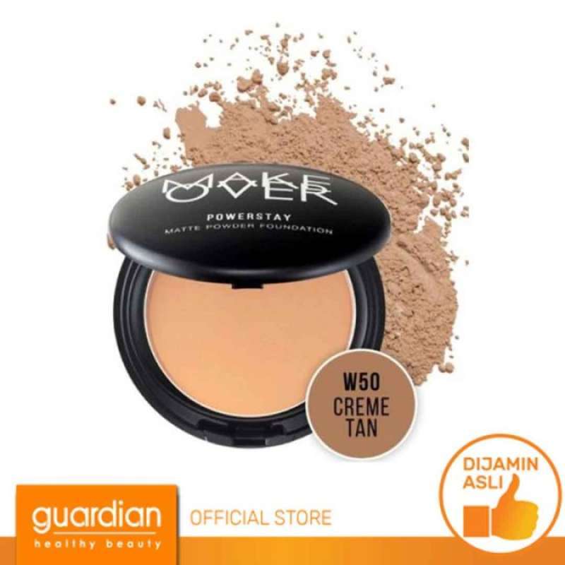 Jual Make Over Powerstay 24h Matte Powder Foundatio W50 Creme Tan 10g ...