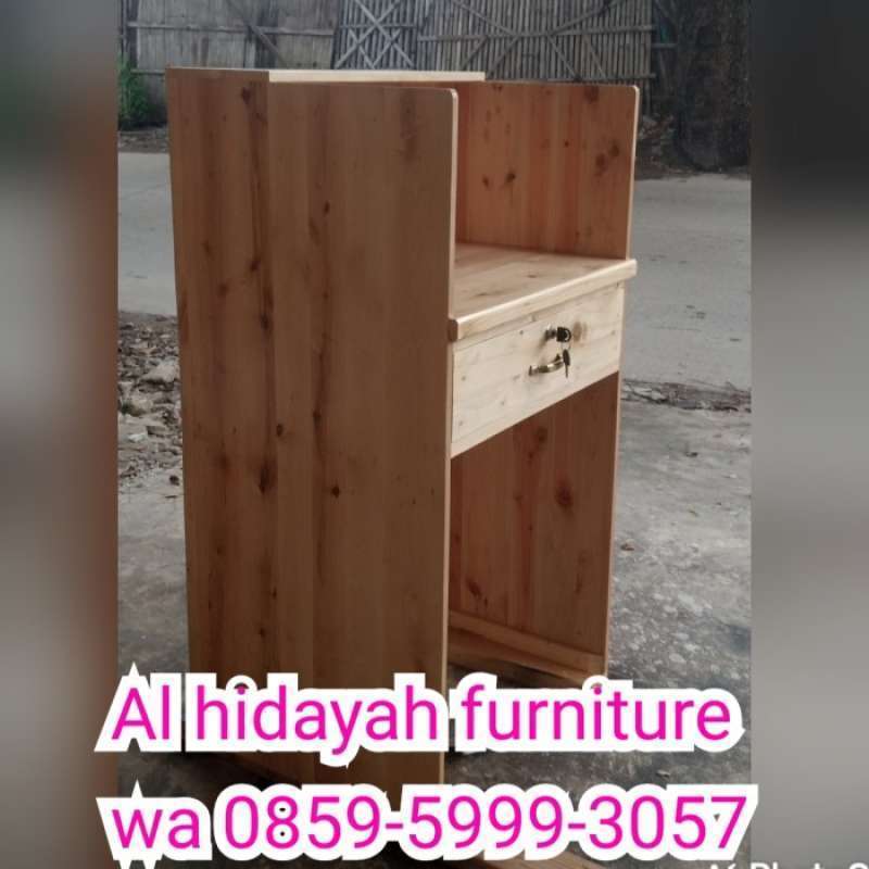 Promo 100% Produk Ori Meja Kasir Mini Kayu Jati Belanda Terbaru Diskon ...
