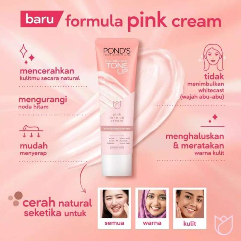 Jual Pond's Ponds White Beauty Instabright Tone Up Milk Cream 20 G Di ...