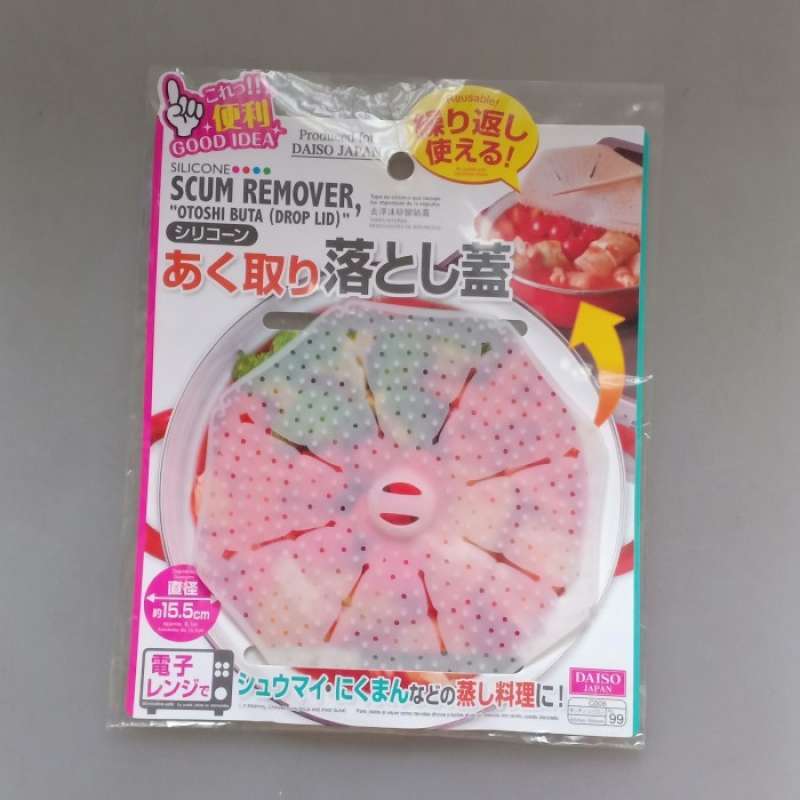 Jual Daiso Silicone Drop Lid Otoshibuta Scum Remover Di Seller Velvet ...