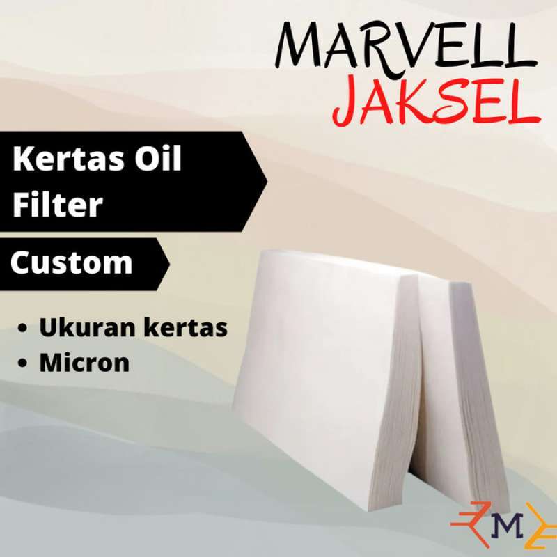 Jual Kertas Oil Filter Paper / Kertas Penyaring Minyak Ukuran 40 X 40 ...