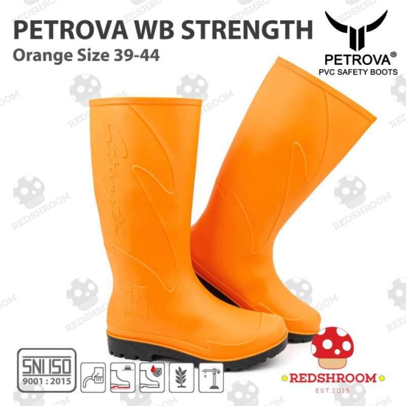 Jual Sepatu Boots Tinggi Petrova Strength Wb Orange - 42 Di Seller ...