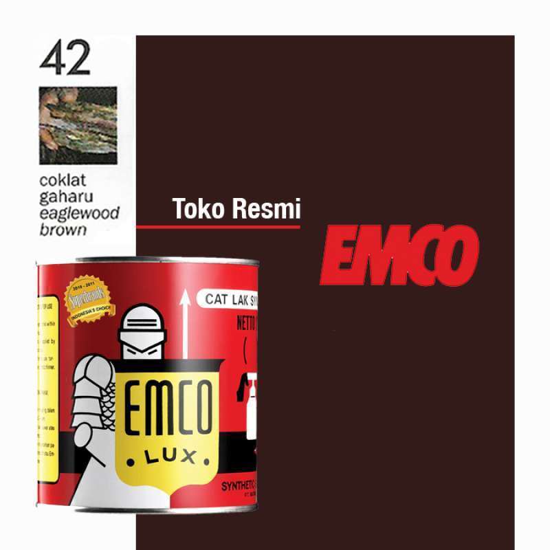 Jual Emco Lux Cat Kayu & Besi 1kg Warna Coklat Brown Cokelat Beige Khaki - Std 42 Coklat Gaharu ...
