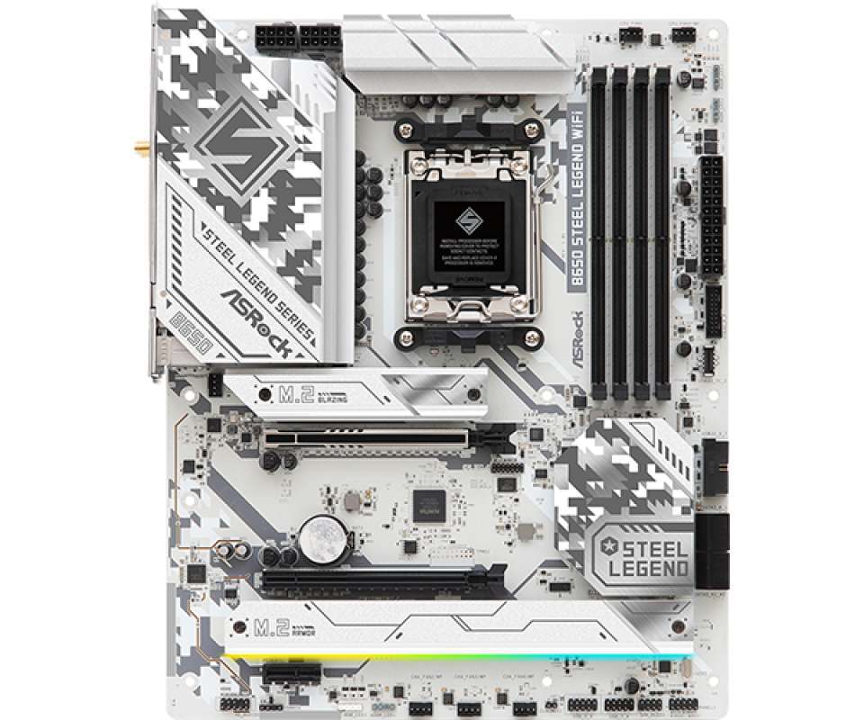 Jual Motherboard Asrock B650 Steel Legend Wifi Mobo Amd Socket Am5 ...