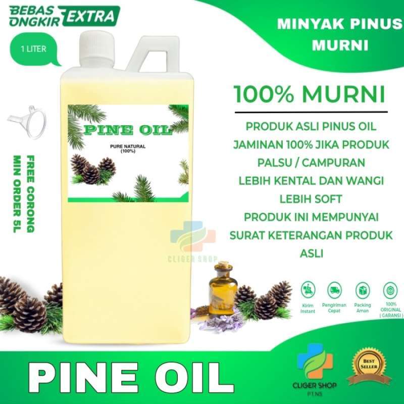 Jual Pine Oil 500ml - 5 Liter / Minyak Pinus ( Murni 100% ) / Bahan ...