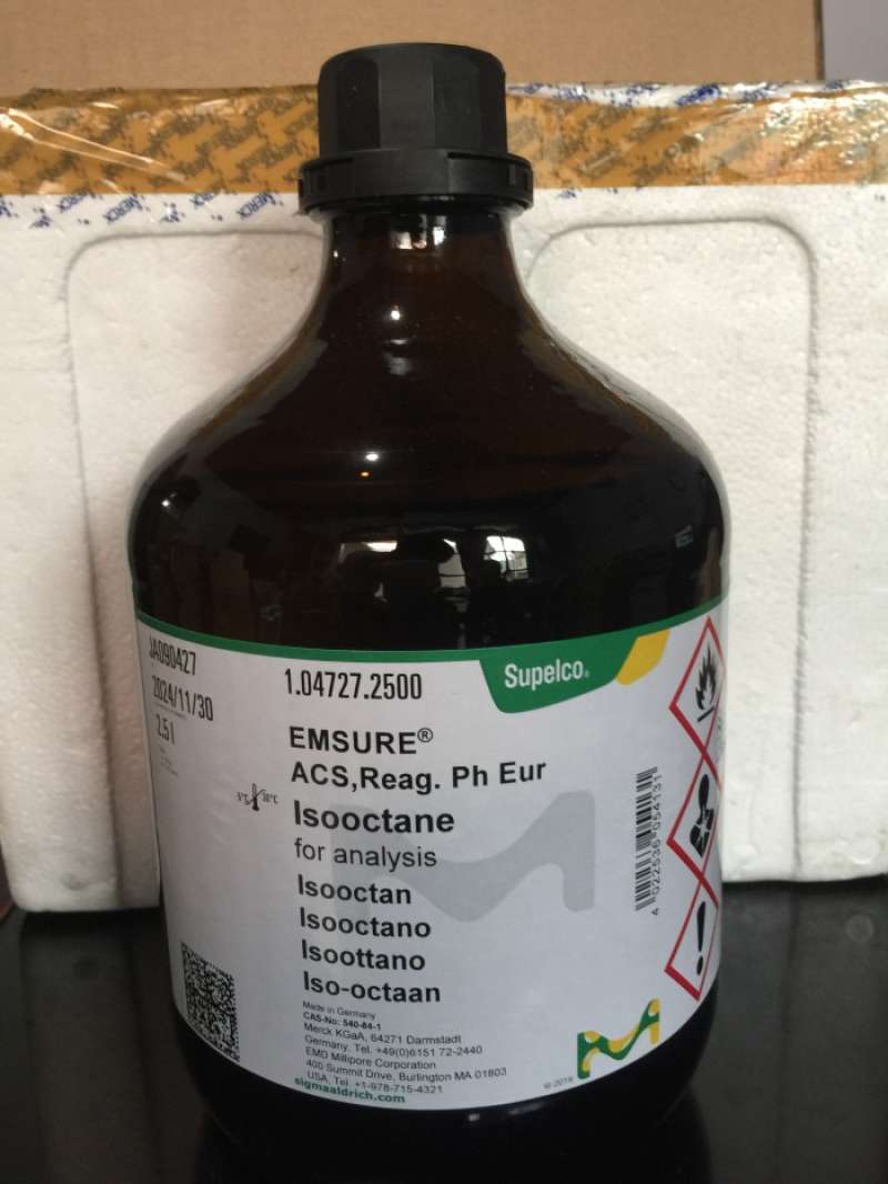 Promo Isooctane/ Iso Octane Kemasan 2,5 Liter, Merck 1.04727.2500 ...