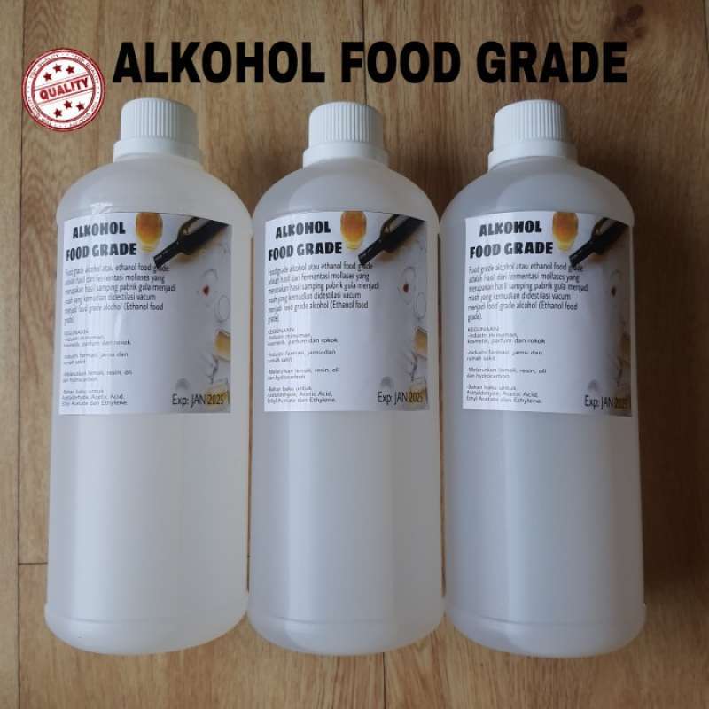 Jual Pga/pure Grain Alcohol/alkohol Food Grade 96% Boleh Diminum!!-1lt ...