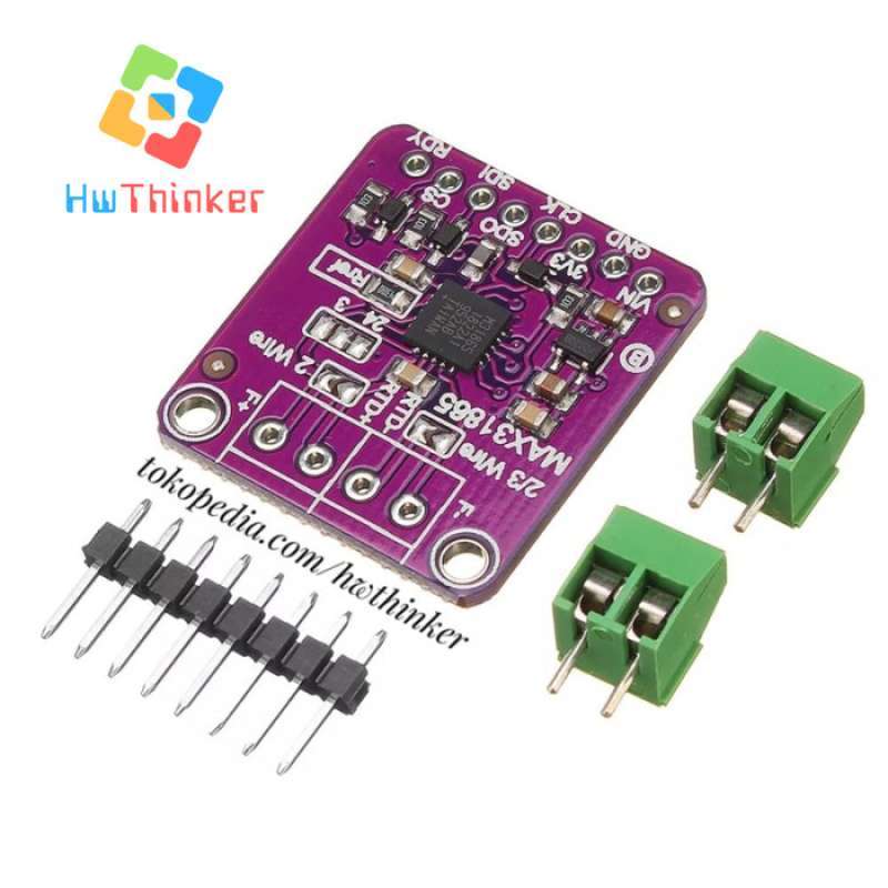 Promo Max31865 Gy-31865 Temperature Pt100 Pt1000 Sensor Rtd To Spi 3.3v ...