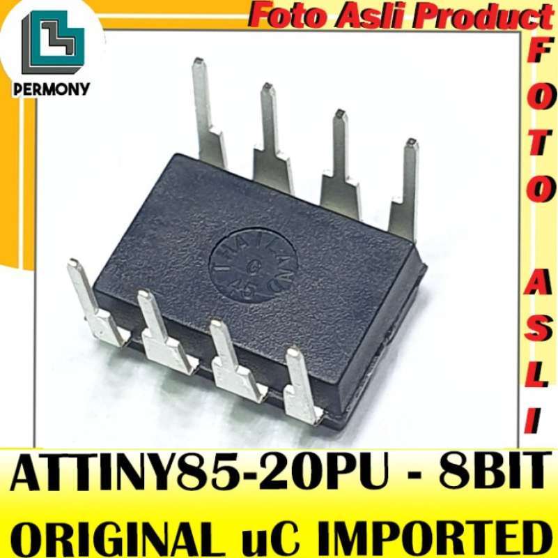 Promo Attiny85 20pu Attiny 8bit 8 Bit Atmel Microcontroller Uc Diskon 23 Di Seller Yss