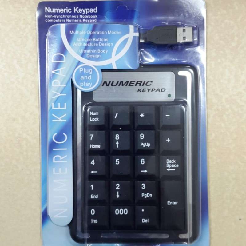 Jual Keyboard Numeric Keypad Mini Numpad Numlock - Wired/kabel Di Seller Velvet Store ...