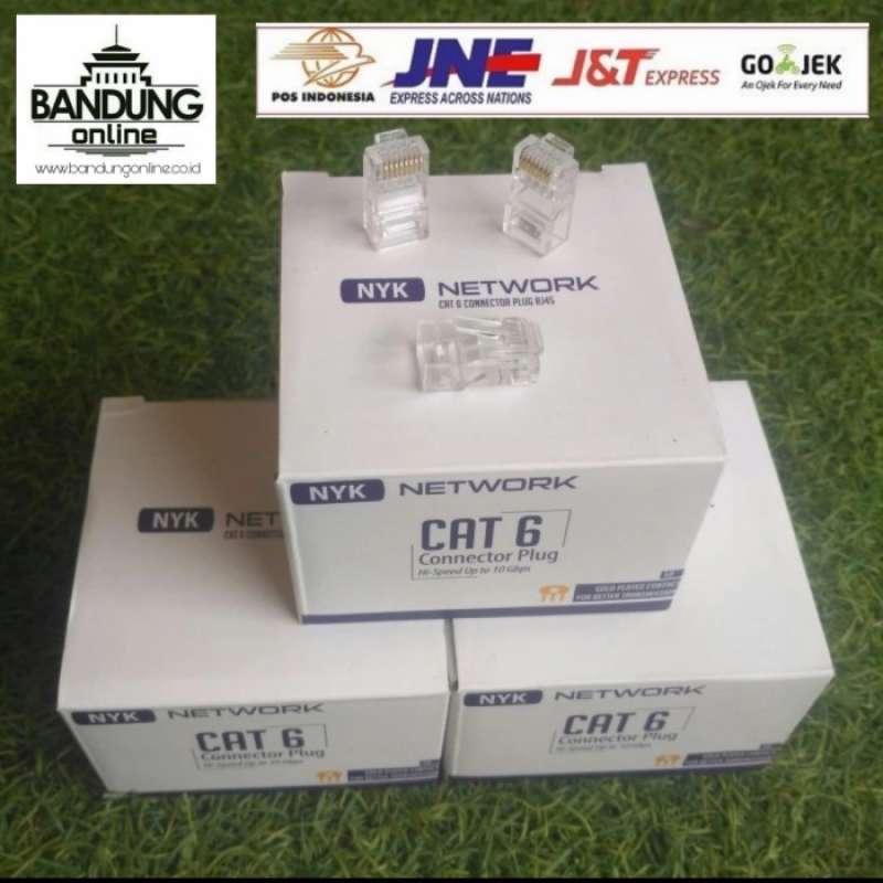 Jual Konektor Lan Rj45 / Rg45 Cat6 Cat 6 1box 50pcs Di Seller Sweet ...
