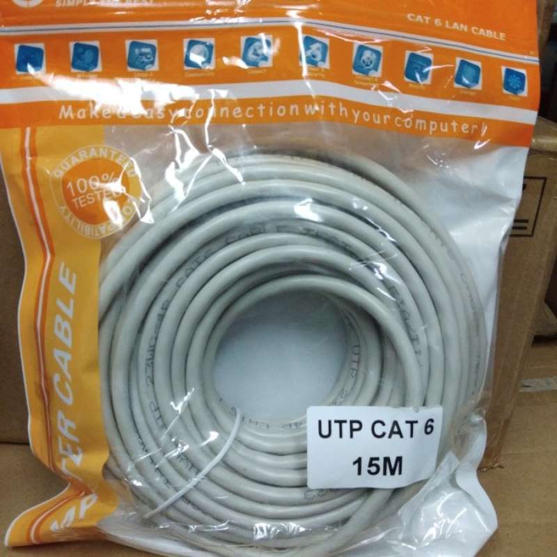 Jual Nyk Kabel Lan 15m Cat6 Di Seller Velvet Store - Cengkareng Timur, Kota Jakarta Barat | Blibli