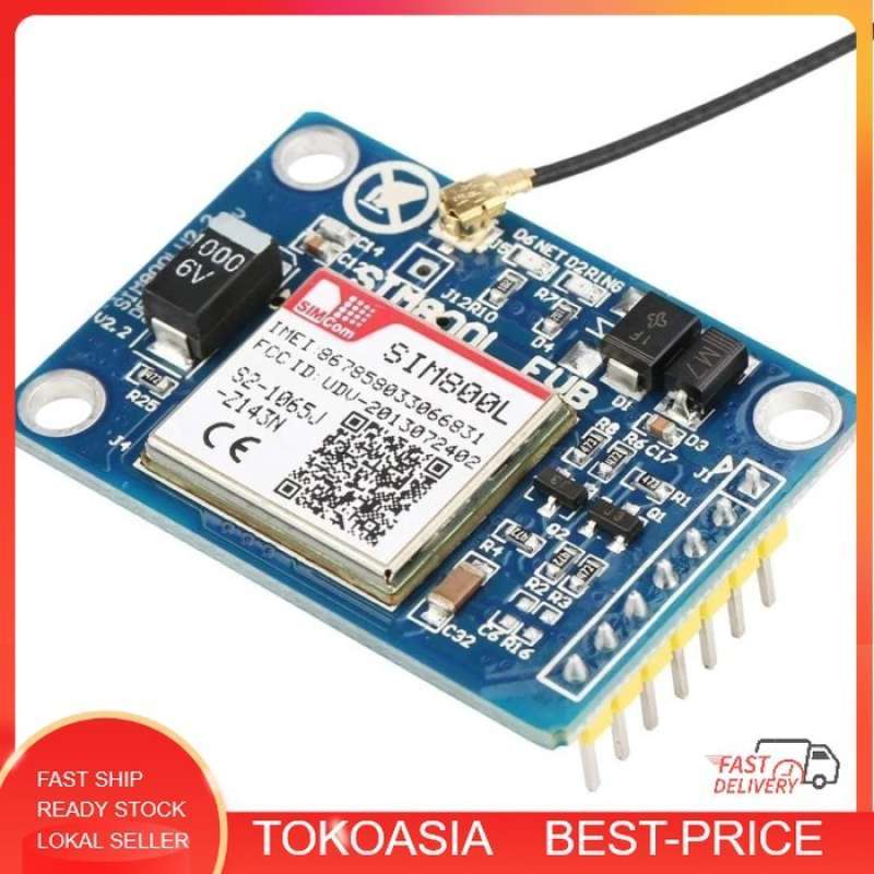 Jual Sim 800l V2 Upgrade Version Gsm Gprs Module For Arduino 5v Di ...