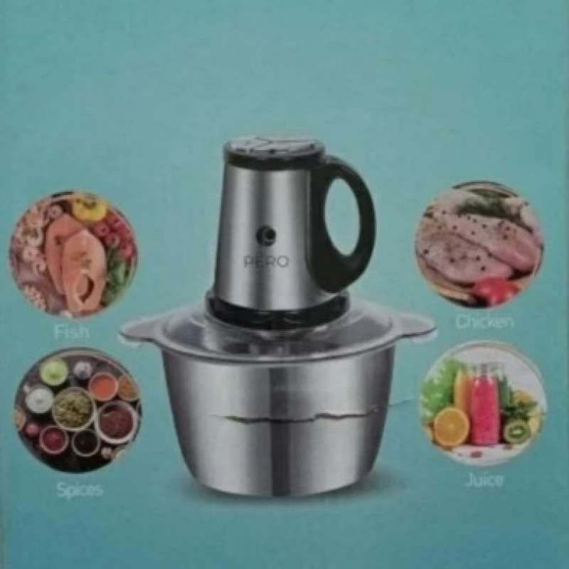 Promo Pero Chopper Stainless Steel 2liter 300watt / Food Processor Low ... Promo Pero Chopper Stainless Steel 2liter 300watt / Food Processor Low ...