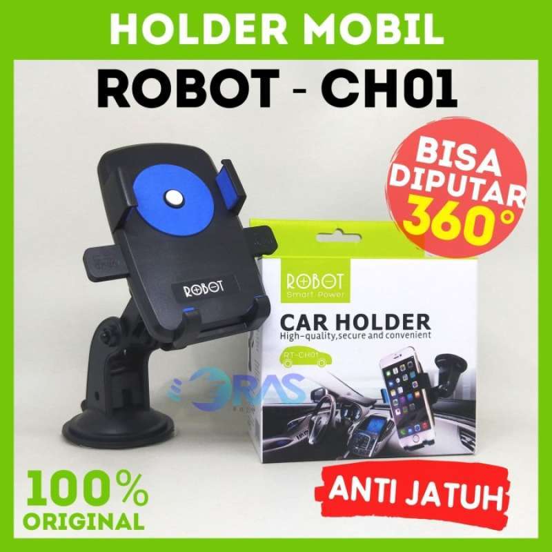 Promo Car Holder Mobil Robot Rt-ch01 Holder Hp Di Mobil Dashboard Kaca ...