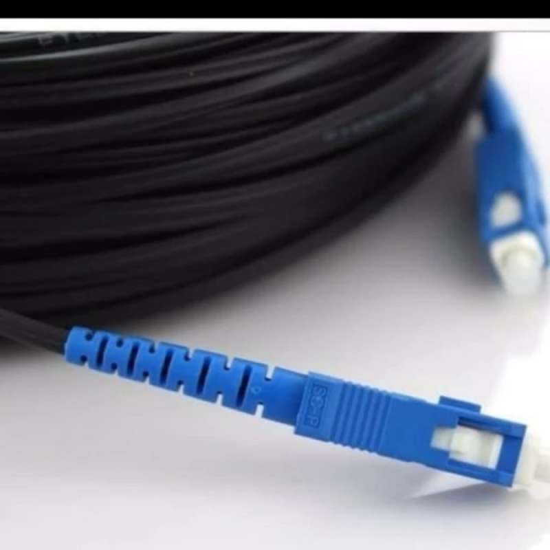 Jual Kabel Fiber Optik Ftth Drop Cable Sc Sc Precon Fiber Optic. 100 ...